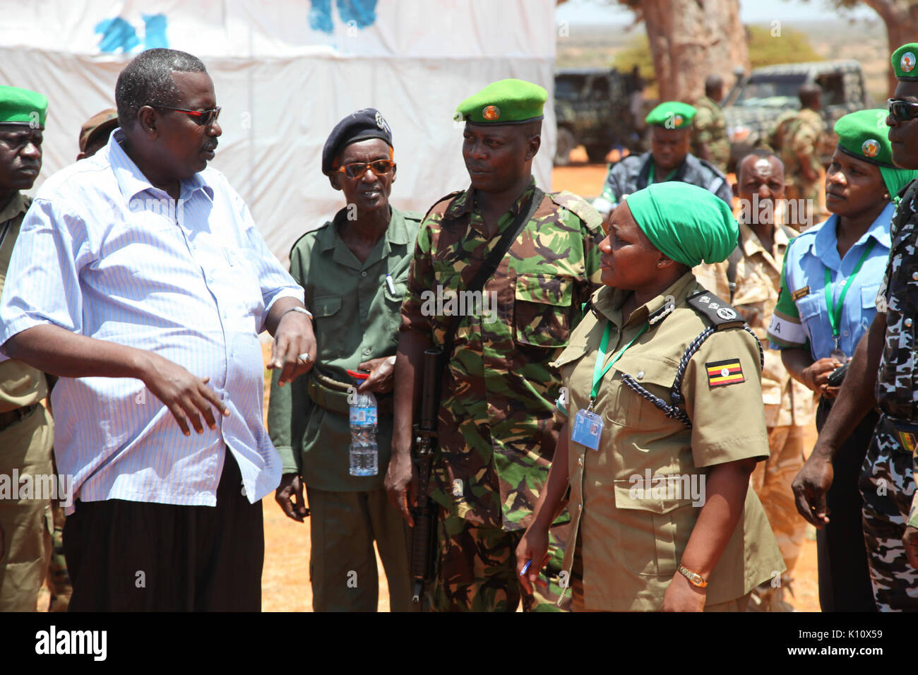 AMISOM Deputy Police Commissioner Christine Inspects The Training Camp ...