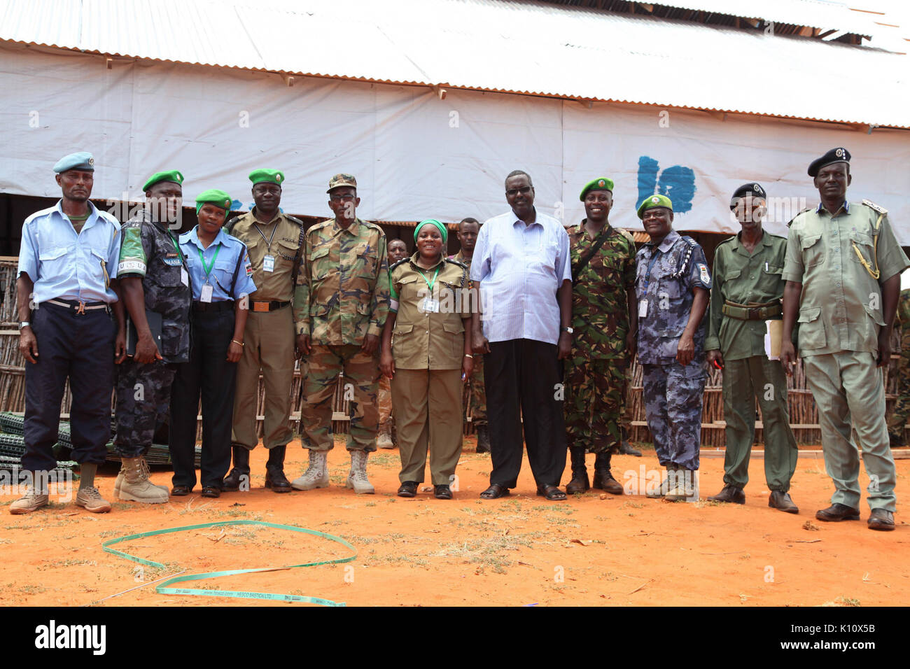 AMISOM Deputy Police Commissioner Christine Inspects The Training Camp ...