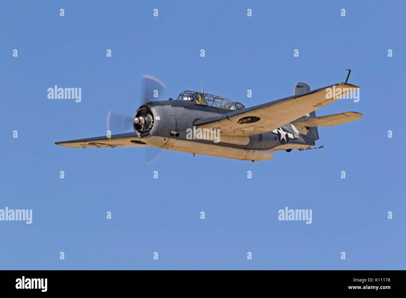 Airplane WWII Grumman TBM Avenger dive bomber Stock Photo - Alamy