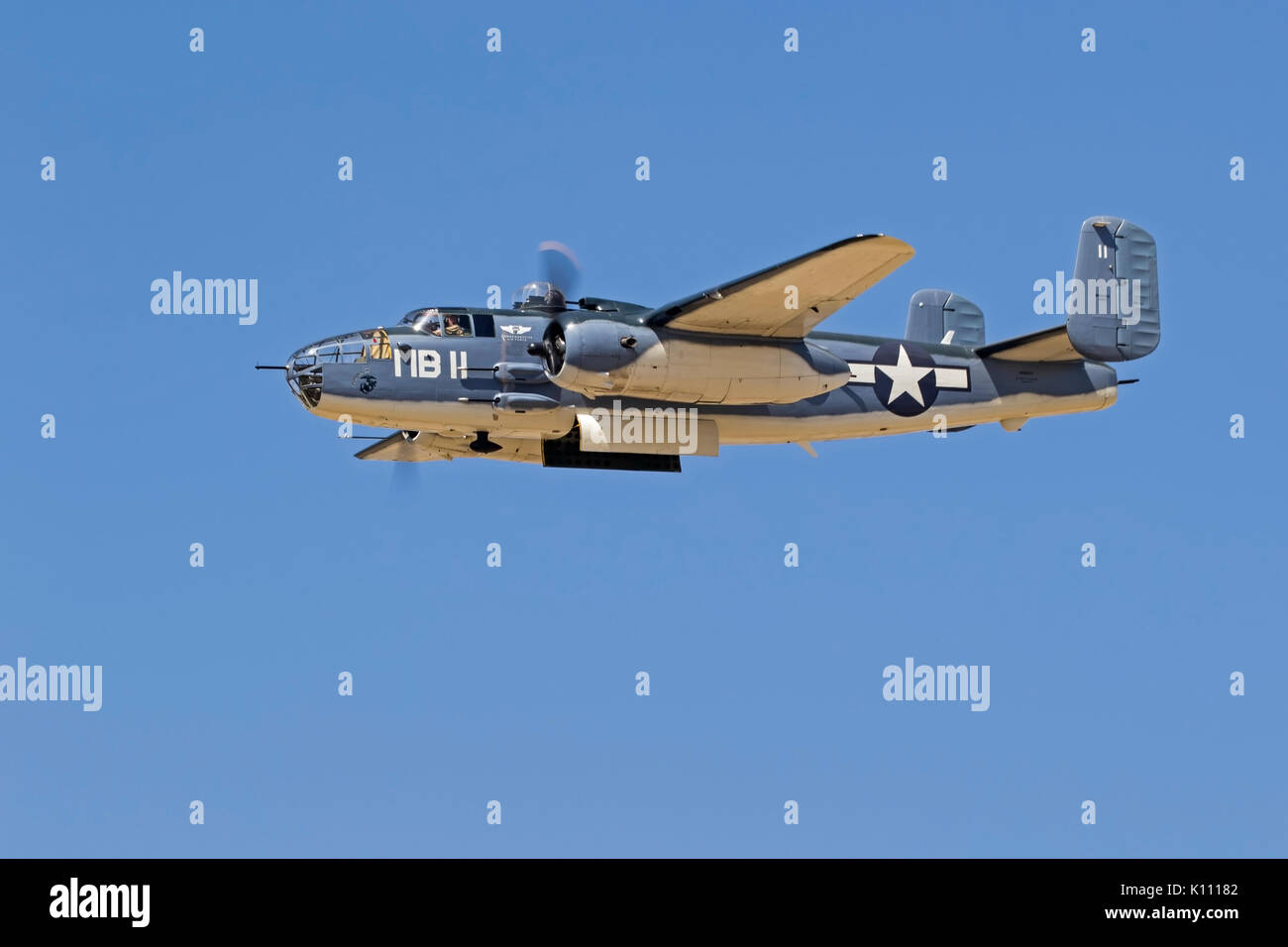 Airplane Marine PBJ version B-25 Mitchell Stock Photo - Alamy