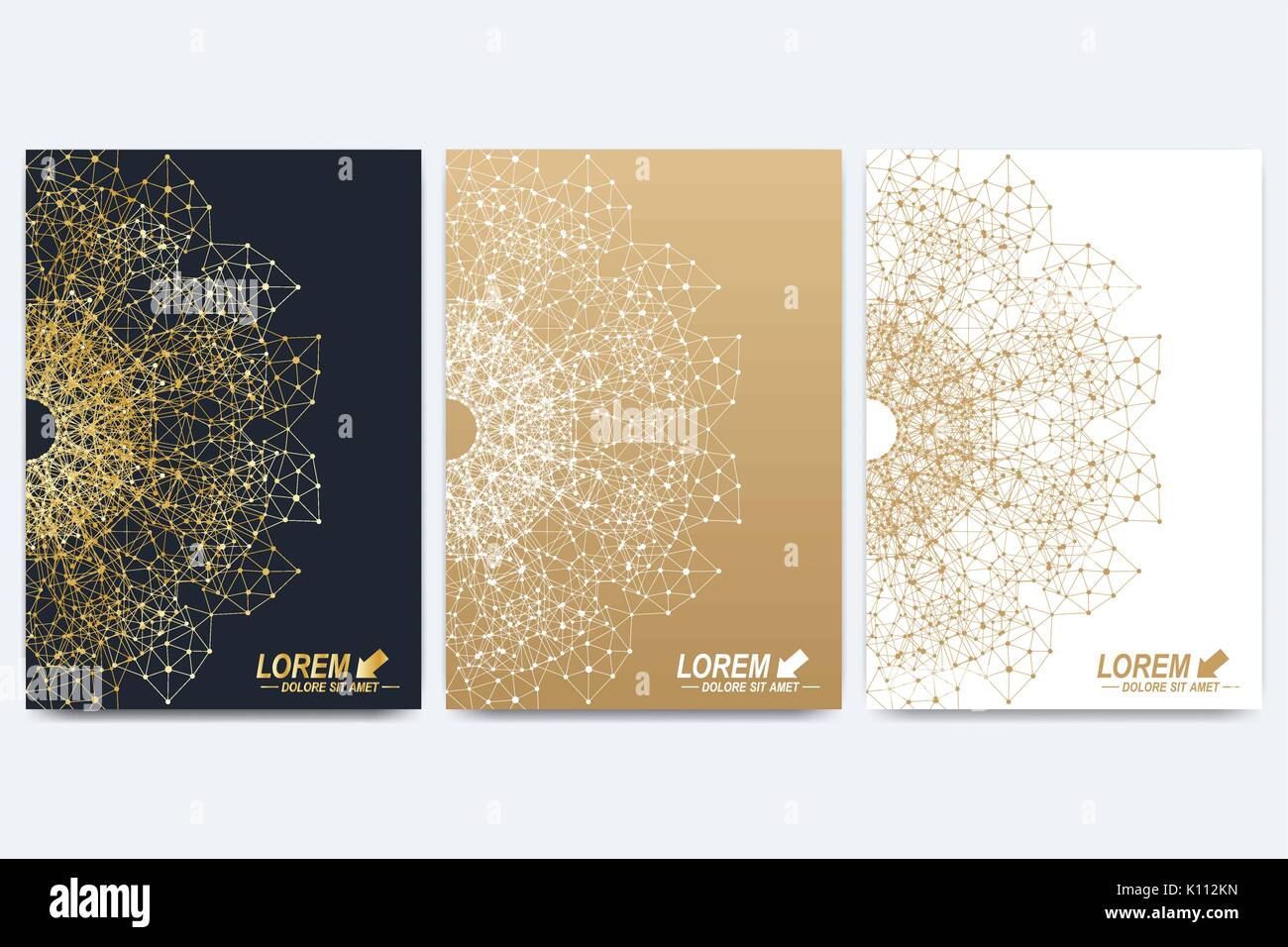 Modern vector template for brochure, Leaflet, flyer, cover, magazine or annual report. A4 size ...