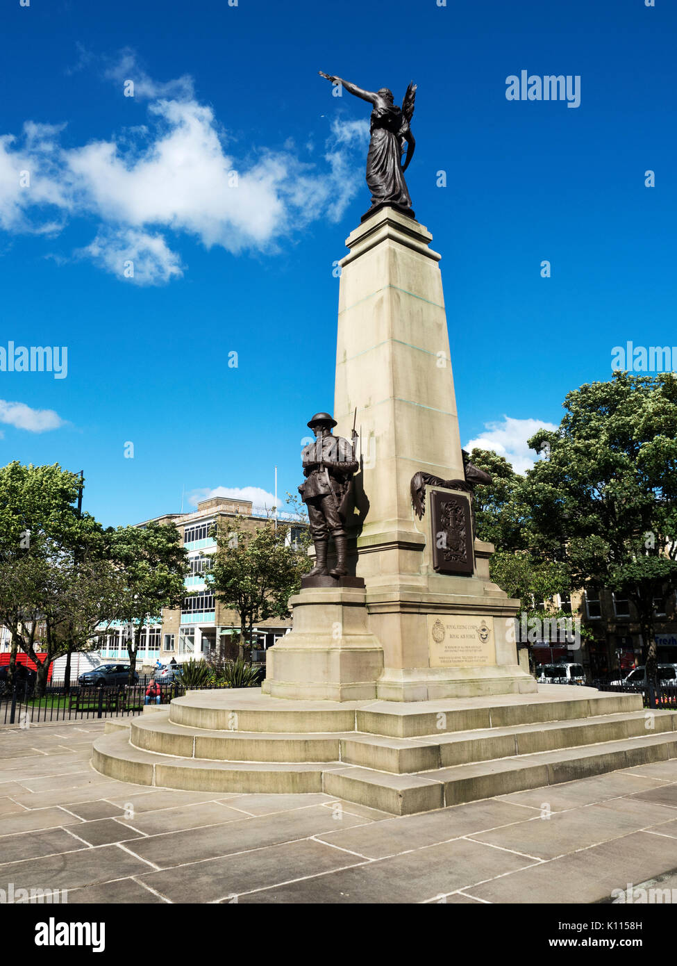 War Memorial in Keighley West Yorkshire England Stock Photo - Alamy