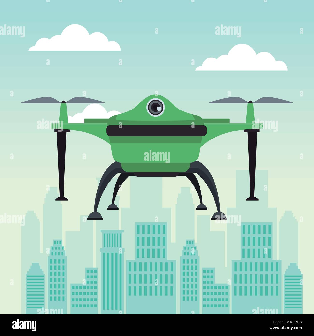 Tower drone Stock Vector Images - Alamy