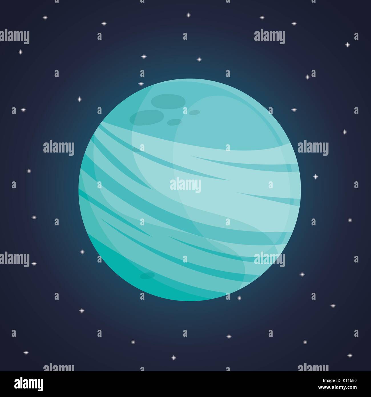 Planet Uranus Color