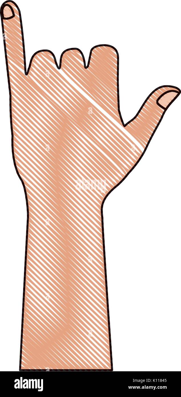 human hand gesturing shaka symbol Stock Vector Image & Art - Alamy