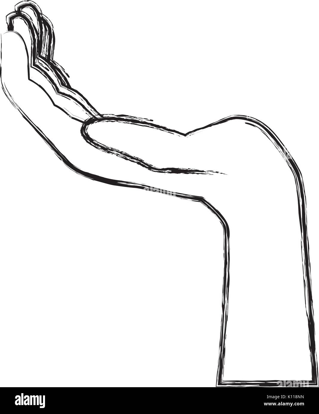 human hand help take in gesturing Stock Vector Image & Art - Alamy