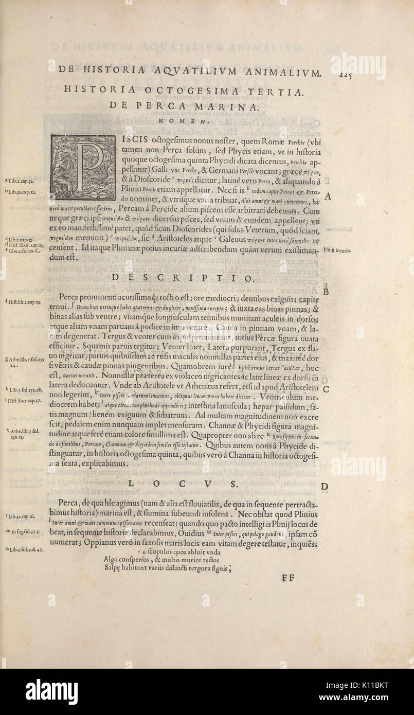Aquatilium animalium historiae, liber primus (Page 225) BHL44716071 ...