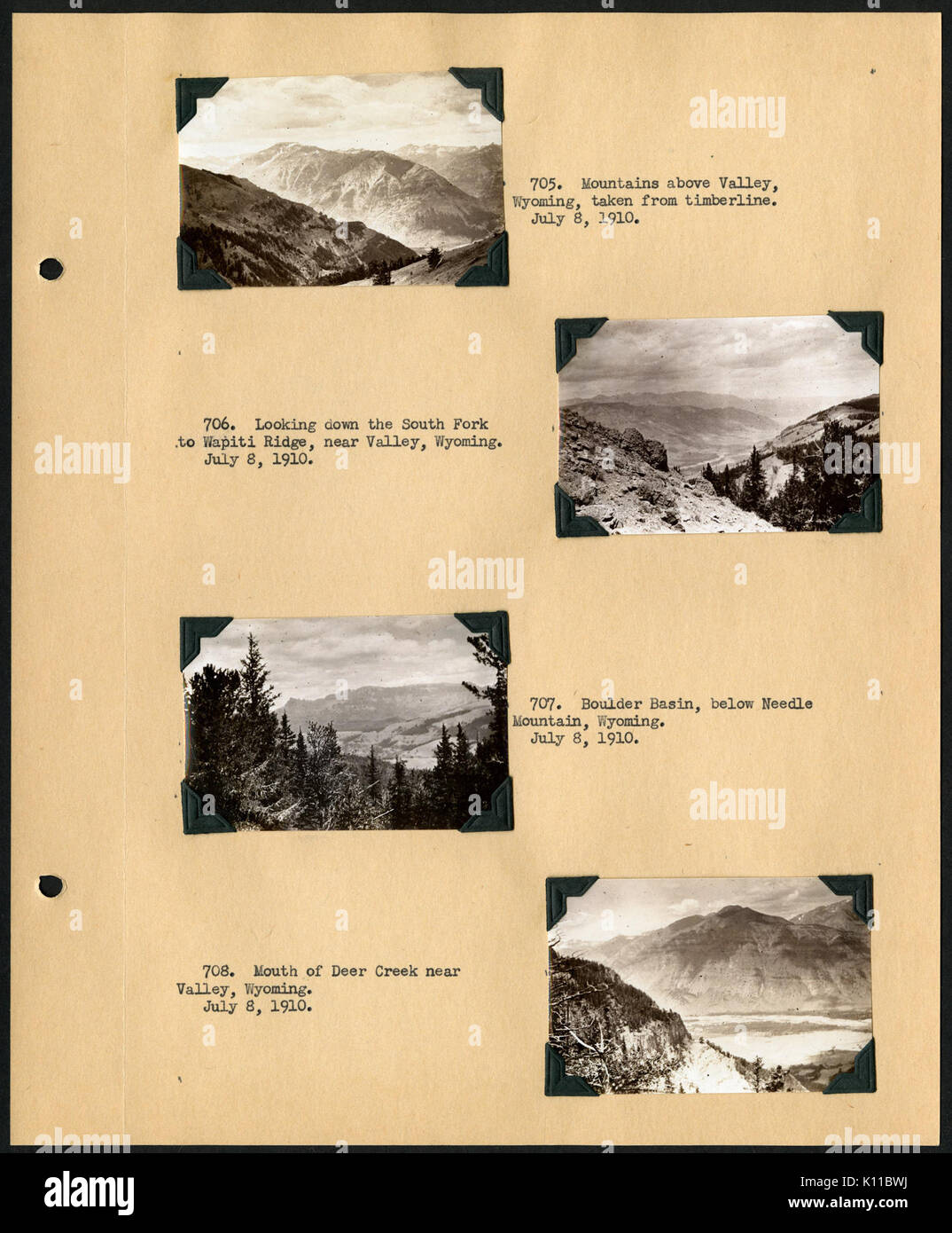 Map of daniel wyoming hi-res stock photography and images - Alamy