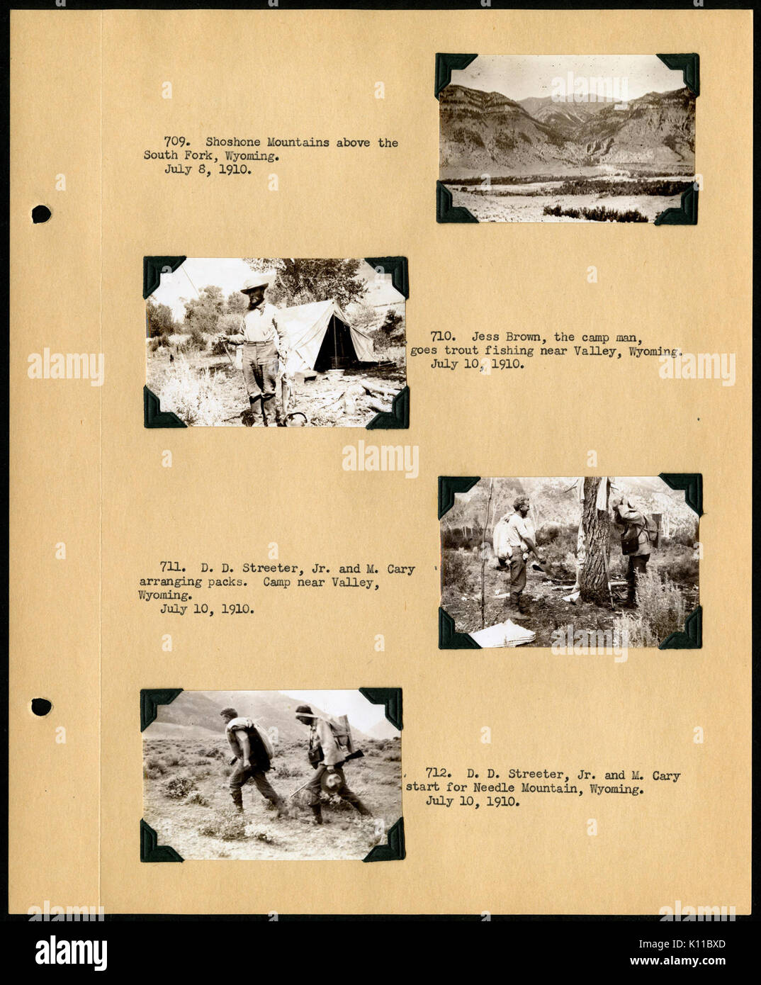 Map of daniel wyoming hi-res stock photography and images - Alamy