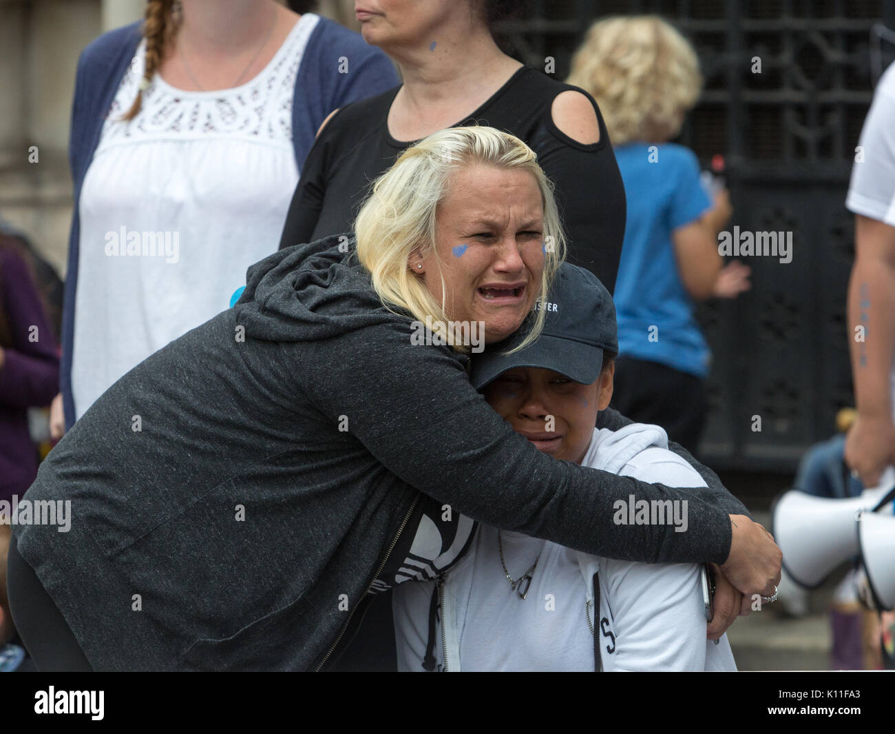The parents of Charlie Gard, Connie Yates and Chris Gard, arriving at ...