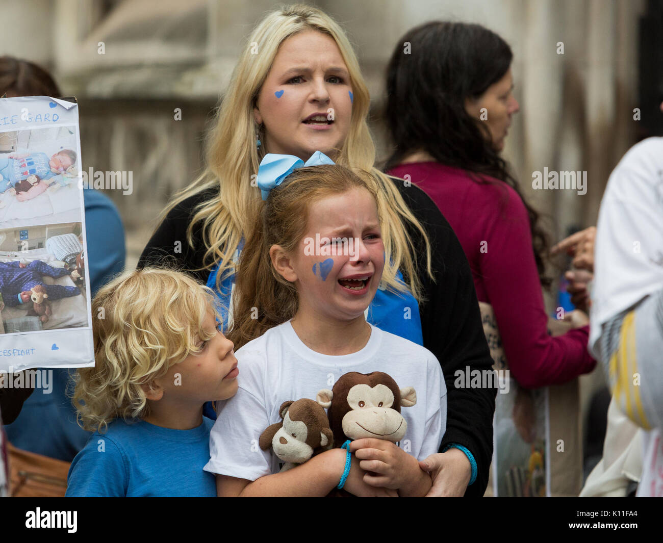 The parents of Charlie Gard, Connie Yates and Chris Gard, arriving at ...