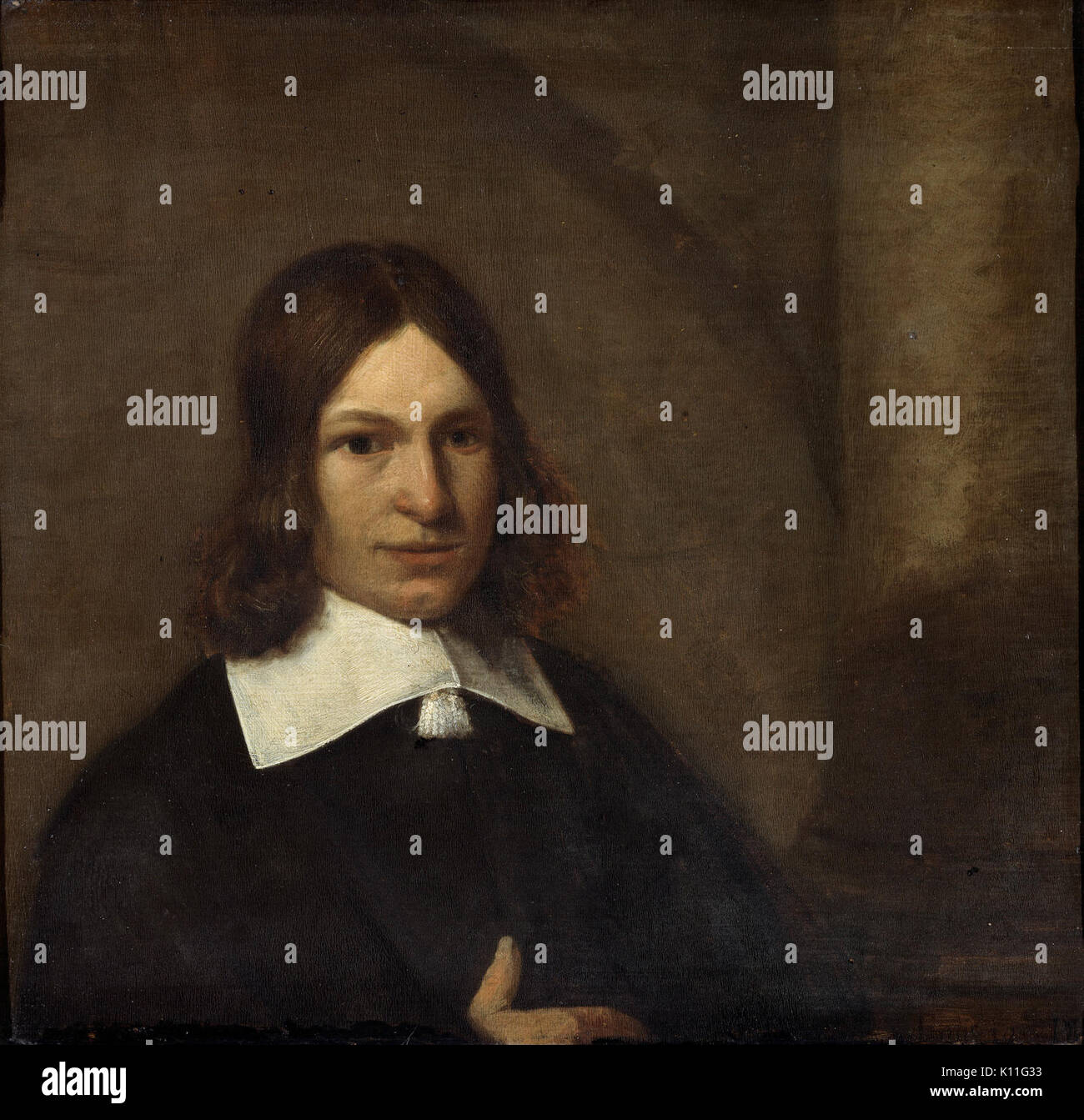 Angebliche zelfportret van de schilder Pieter de Hooch, Rijksmuseum SK ...