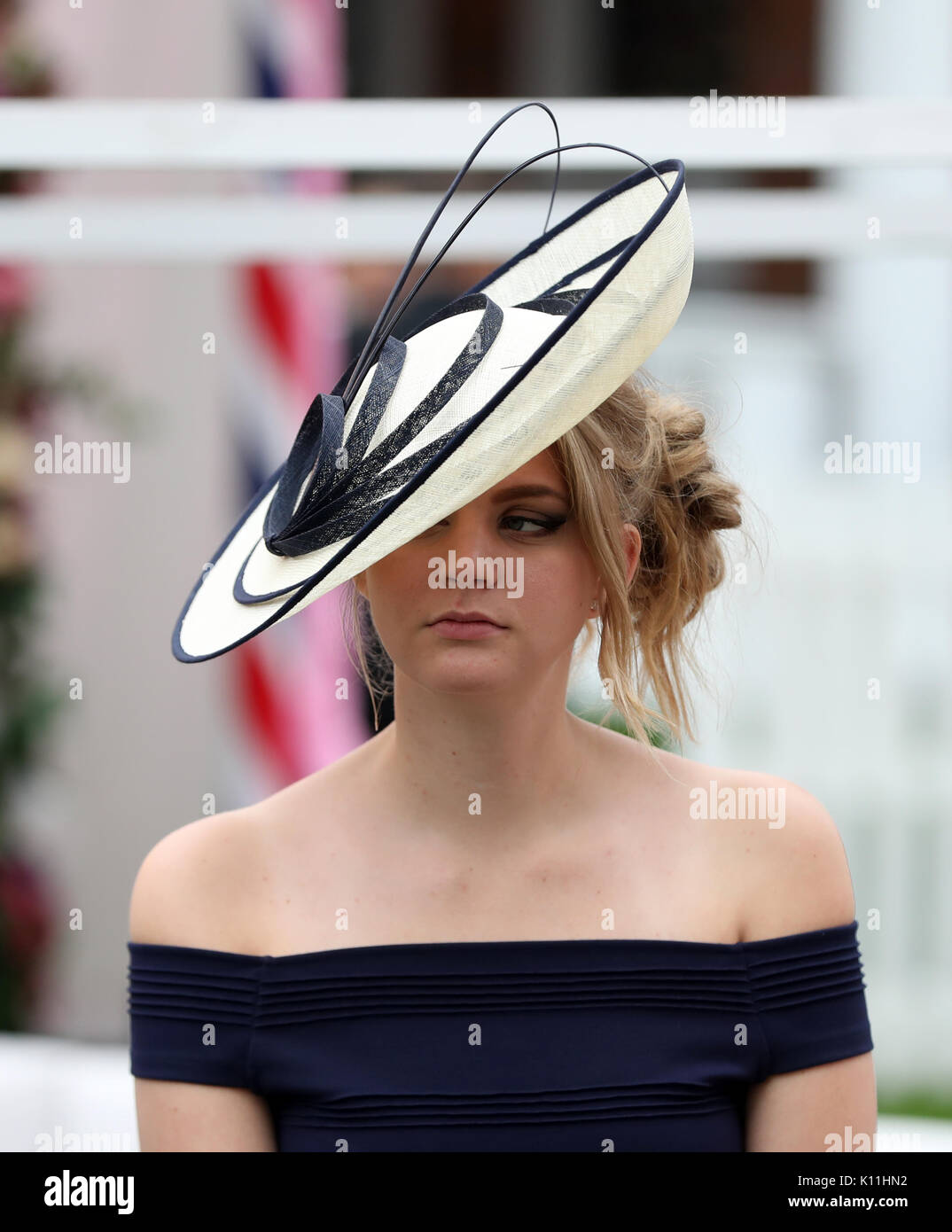 Female racegoers during Darley Yorkshire Oaks and Ladies Day of the ...