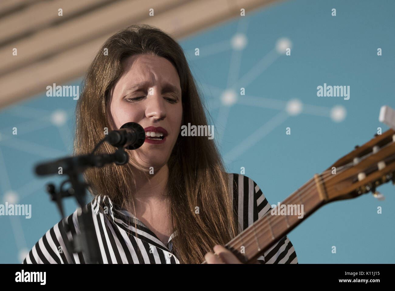 Portuguese singer Luisa Sobral performing live in concert at the Teatro ...
