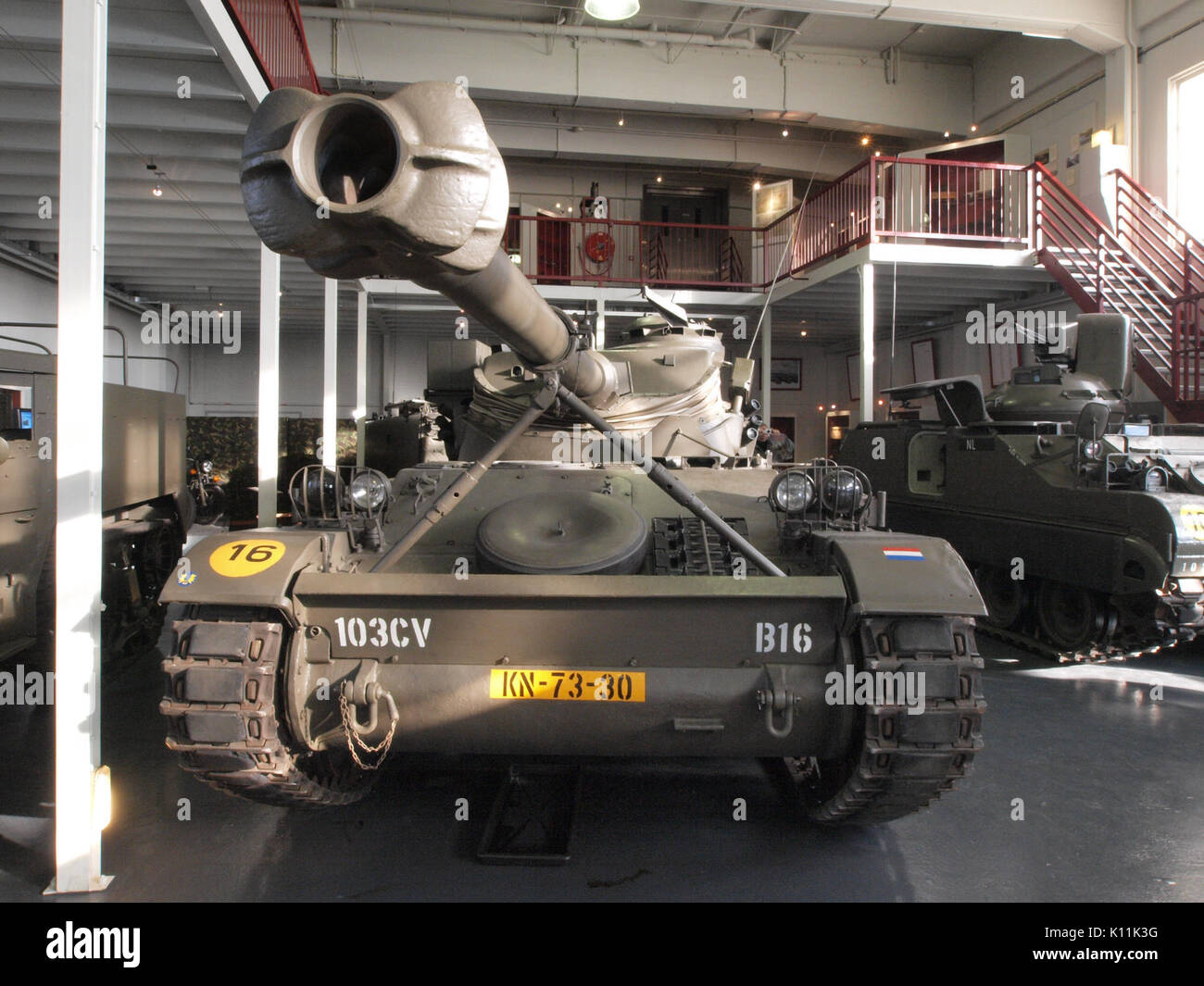 AMX 13 Lt tank 2D 105 mm pic05 Stock Photo - Alamy