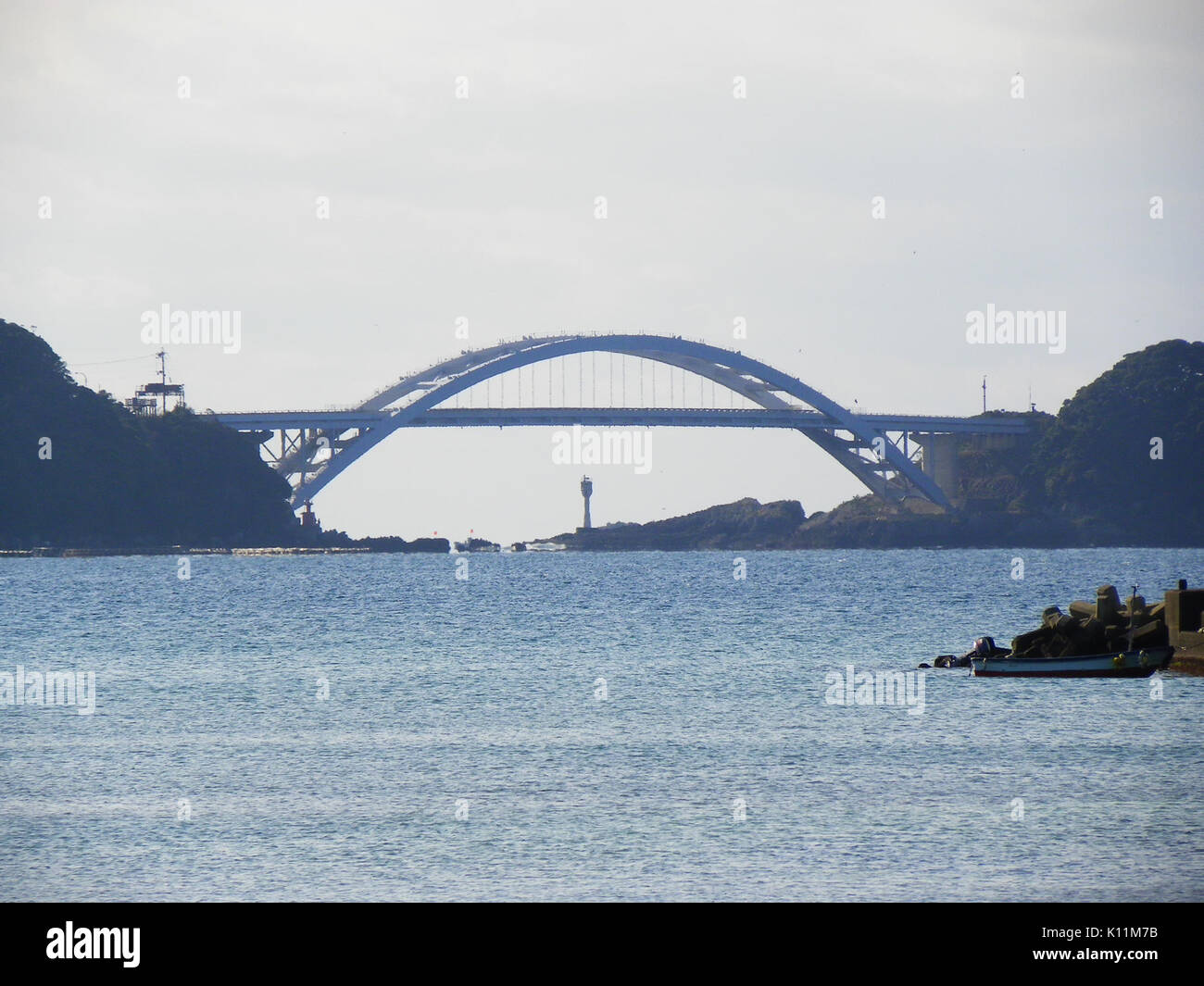 Arch Bridge of Kushimoto Bridge Stock Photo - Alamy