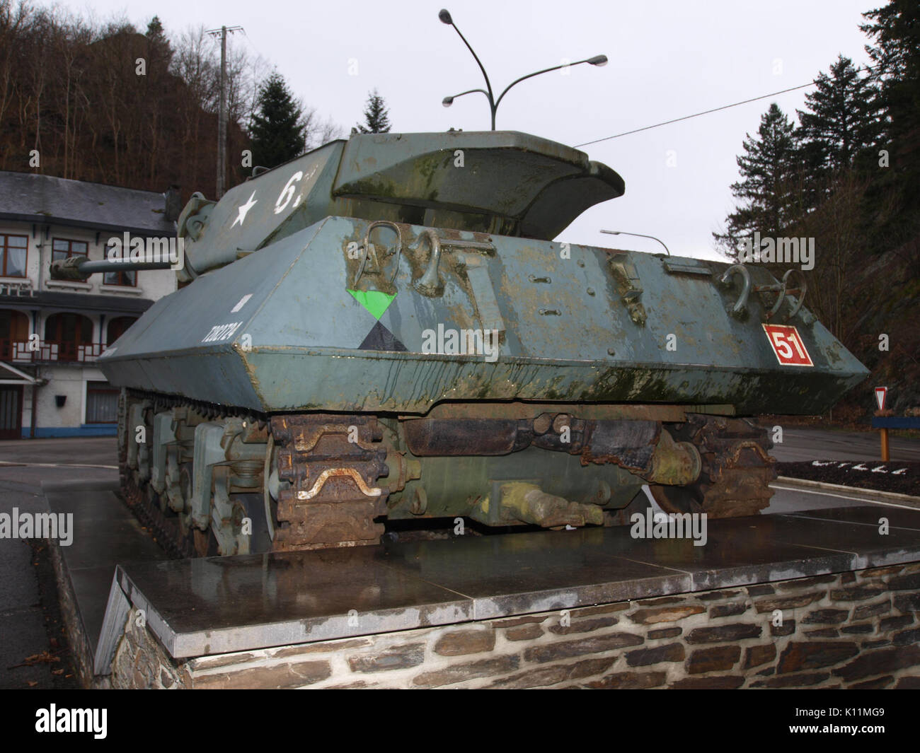 Achilles Tank Destroyer Mk10 at La Roche en Ardenne, Belgium pic1 Stock ...