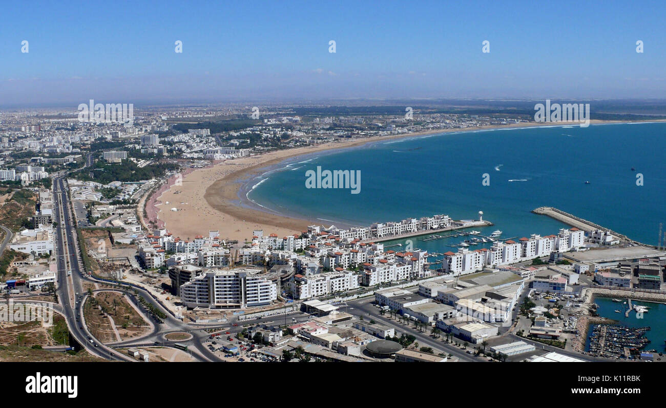 Agadir map hi-res stock photography and images - Alamy