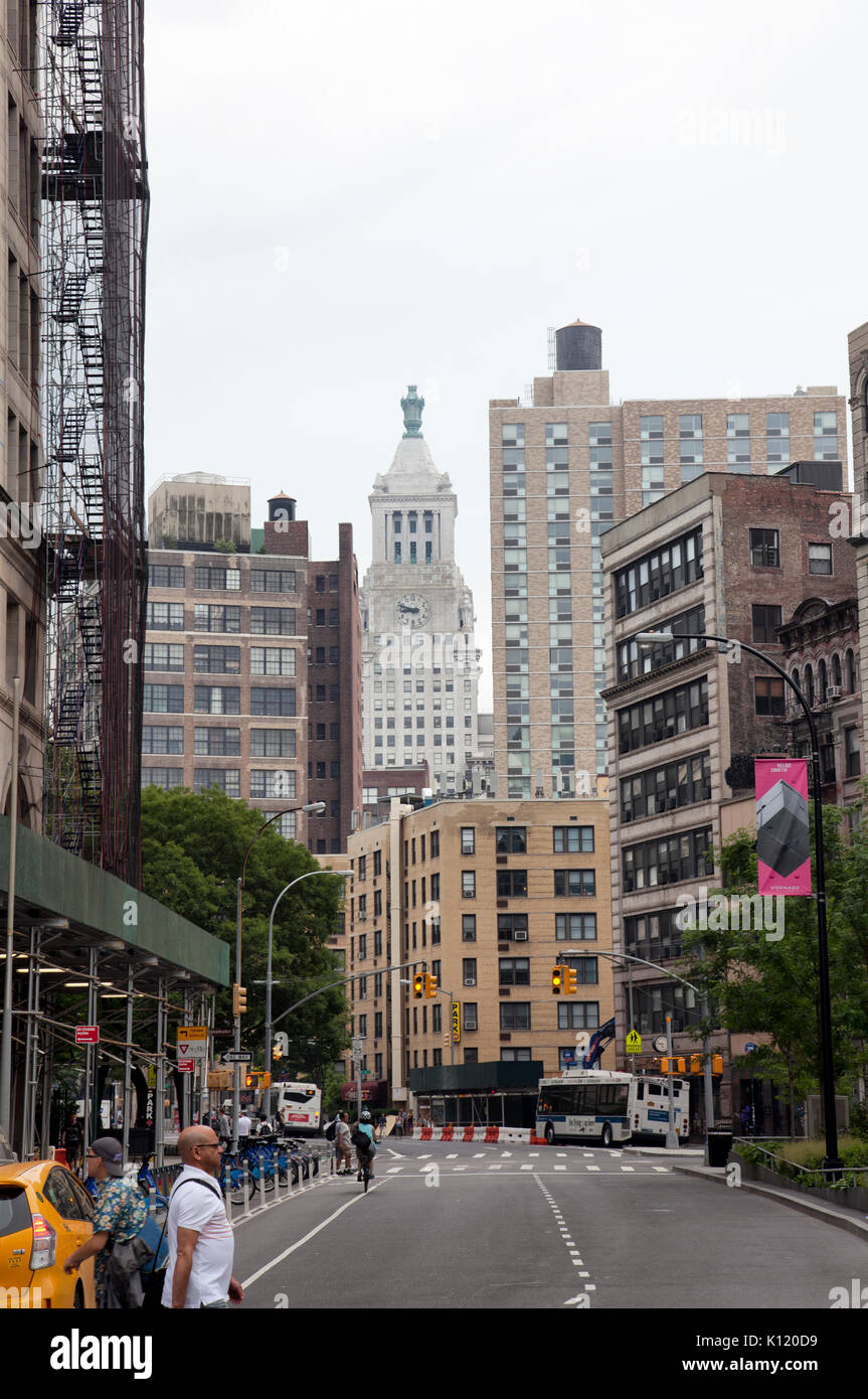 Astor Place Roundabout in New York - USA Stock Photo - Alamy