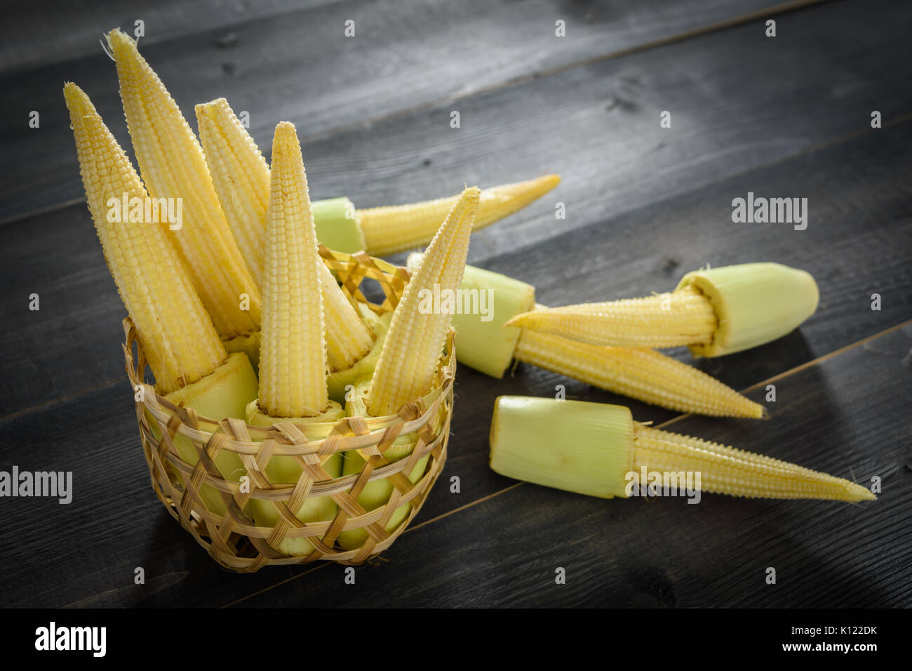 Close up young baby corn hi-res stock photography and images - Alamy