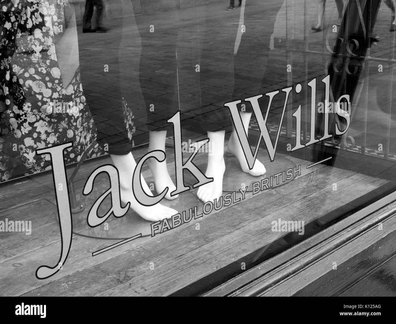 Jack Wills Fabulously British window display, company founded by Peter ...