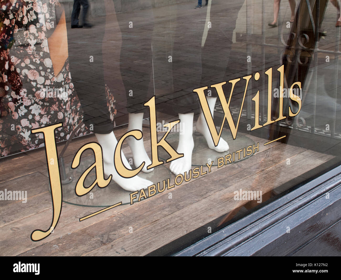 Jack Wills Fabulously British window display, company founded by Peter ...