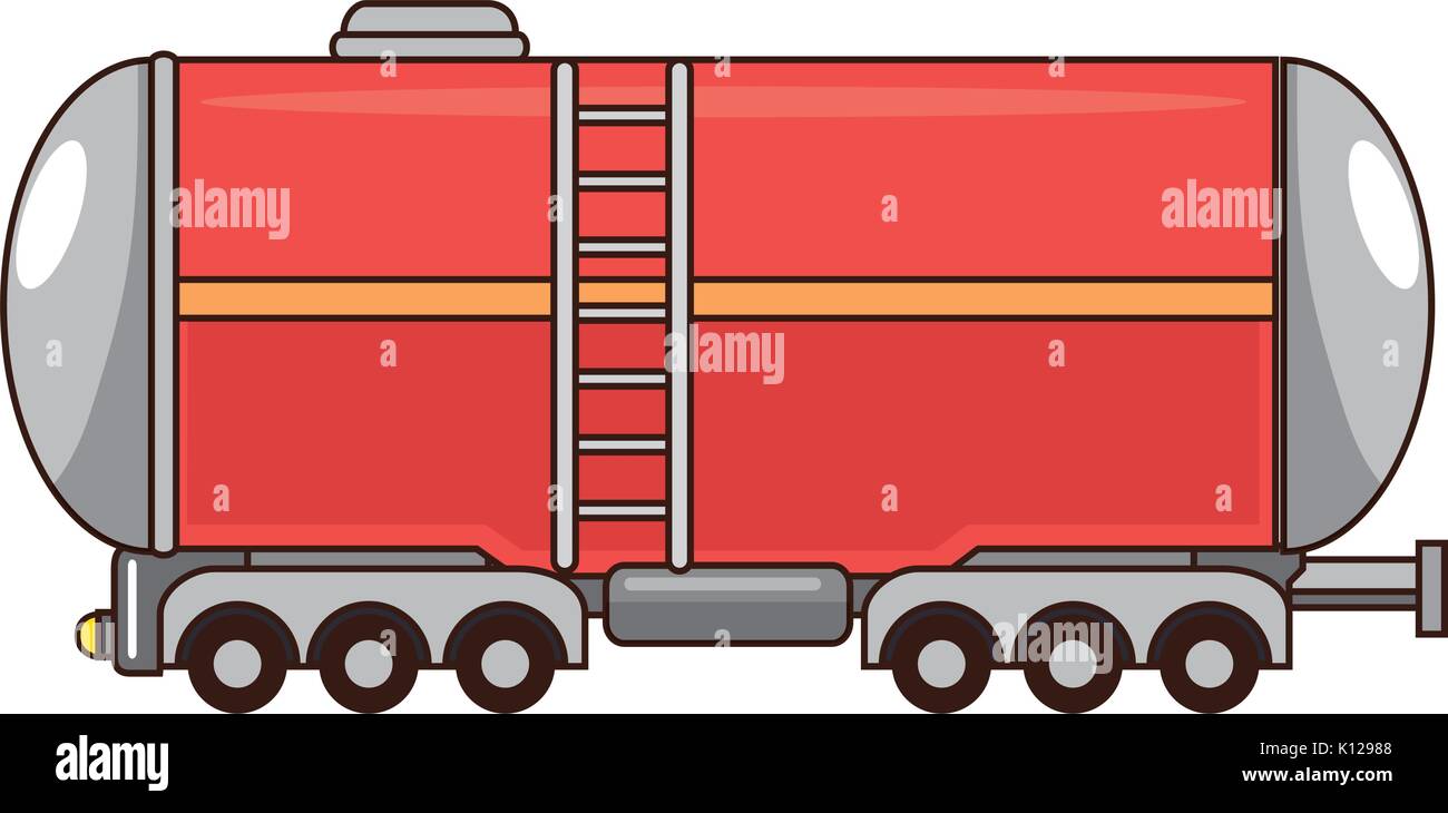 cargo tank icon over white background vector illustration Stock Vector ...