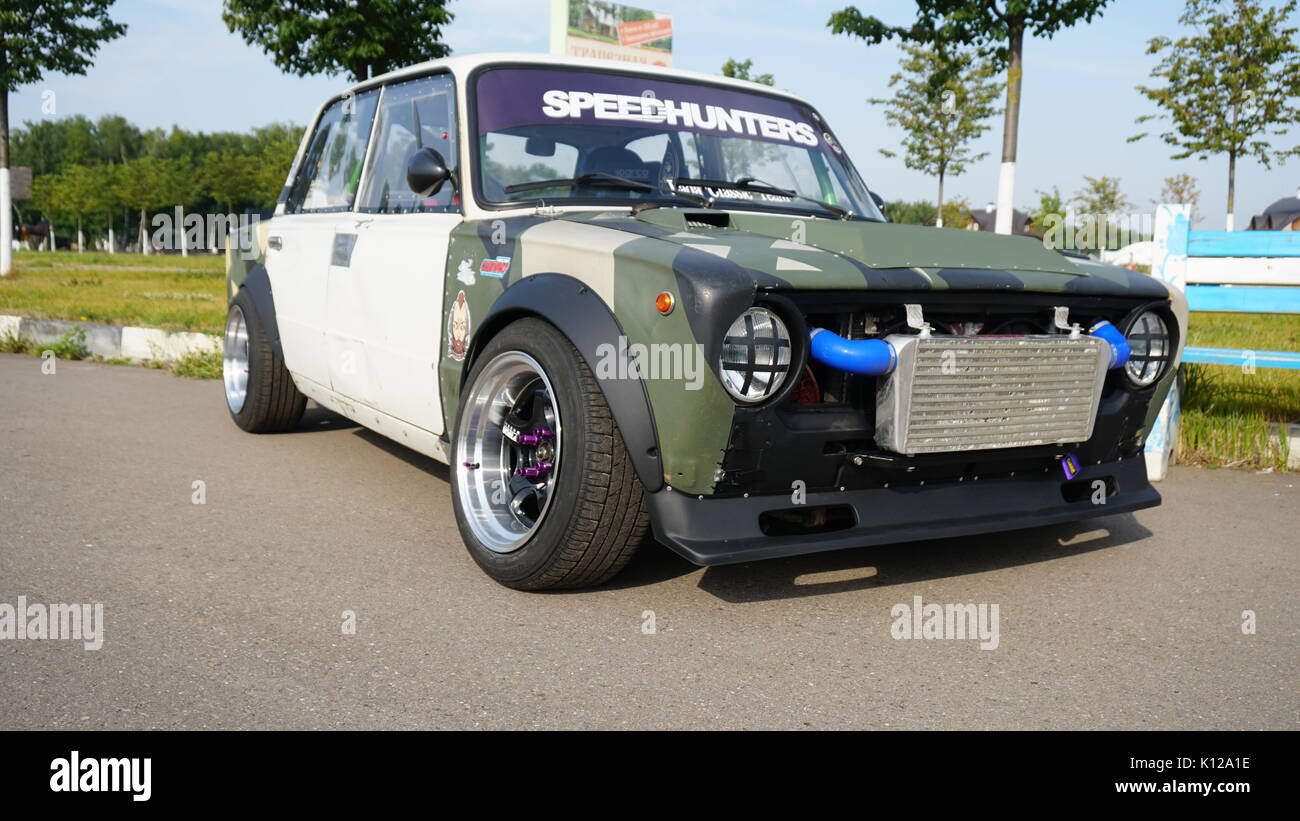 Moscow, Russia - August 19, 2017 : All-Russian annual festival of cars ...