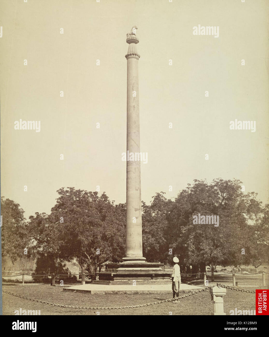Asoka's Pillar, Monolith in Fort, Allahabad, a photo by Thomas A. Rust ...