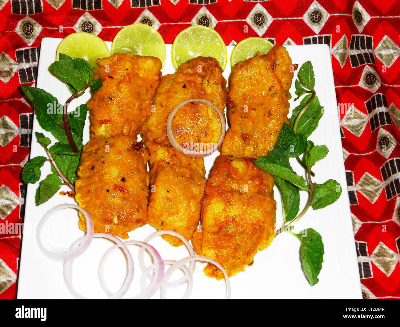 Amritsari Fried Fish Stock Photo - Alamy