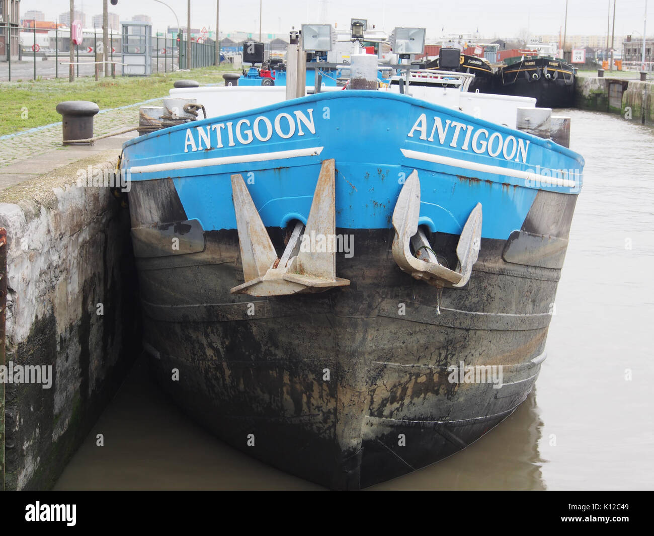 Antigoon ENI 06503006 Port of Antwerp pic1 Stock Photo - Alamy