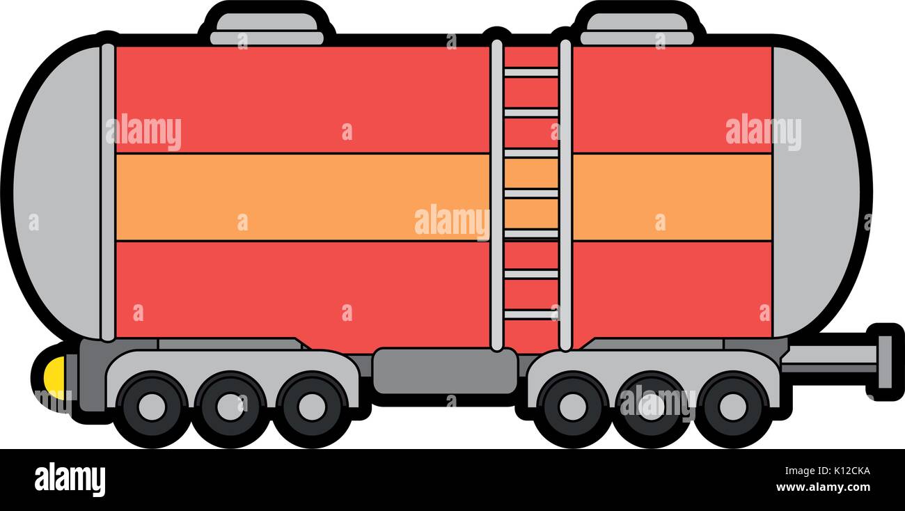 cargo tank icon over white background vector illustration Stock Vector ...