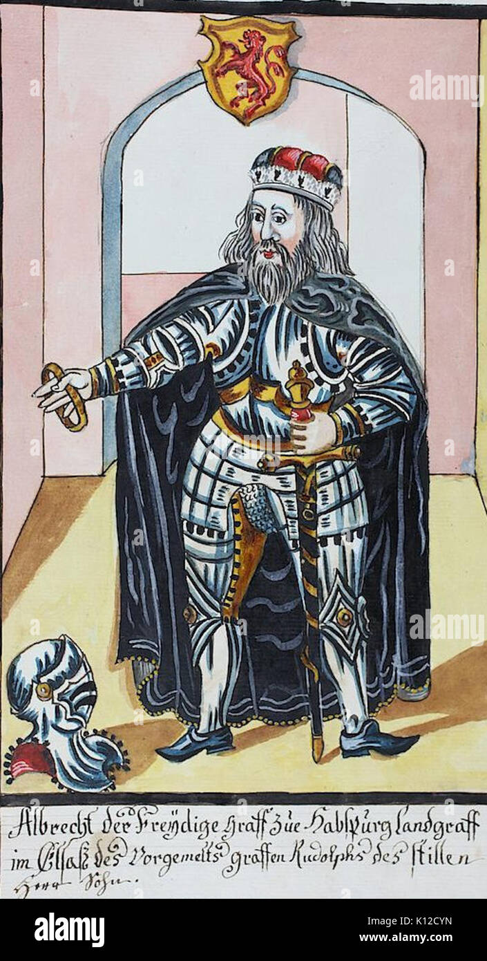 Albert IV the Wise, Count of Habsburg Stock Photo - Alamy