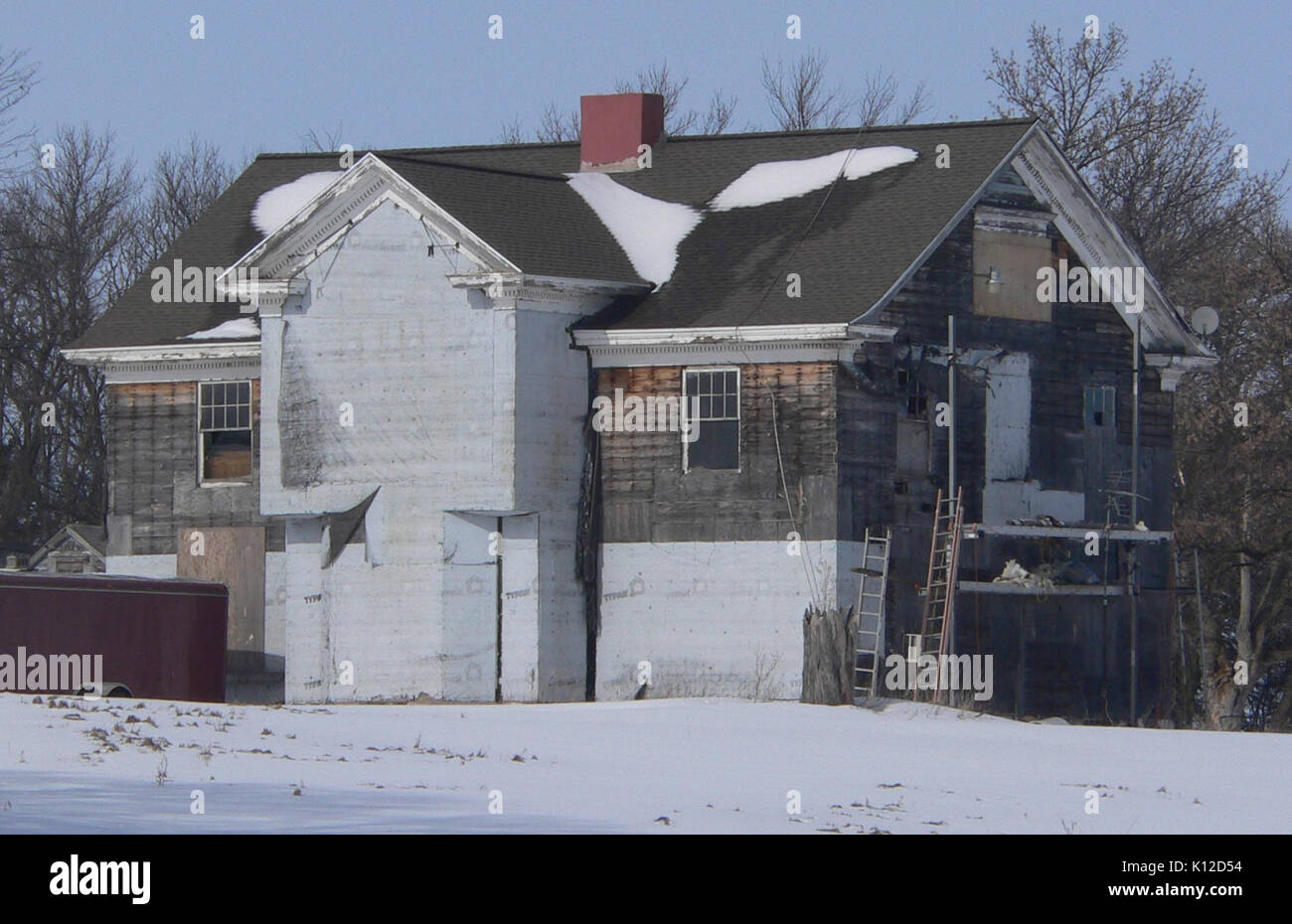 Aggergaard Manor (Irene SD) from SE 2 Stock Photo - Alamy