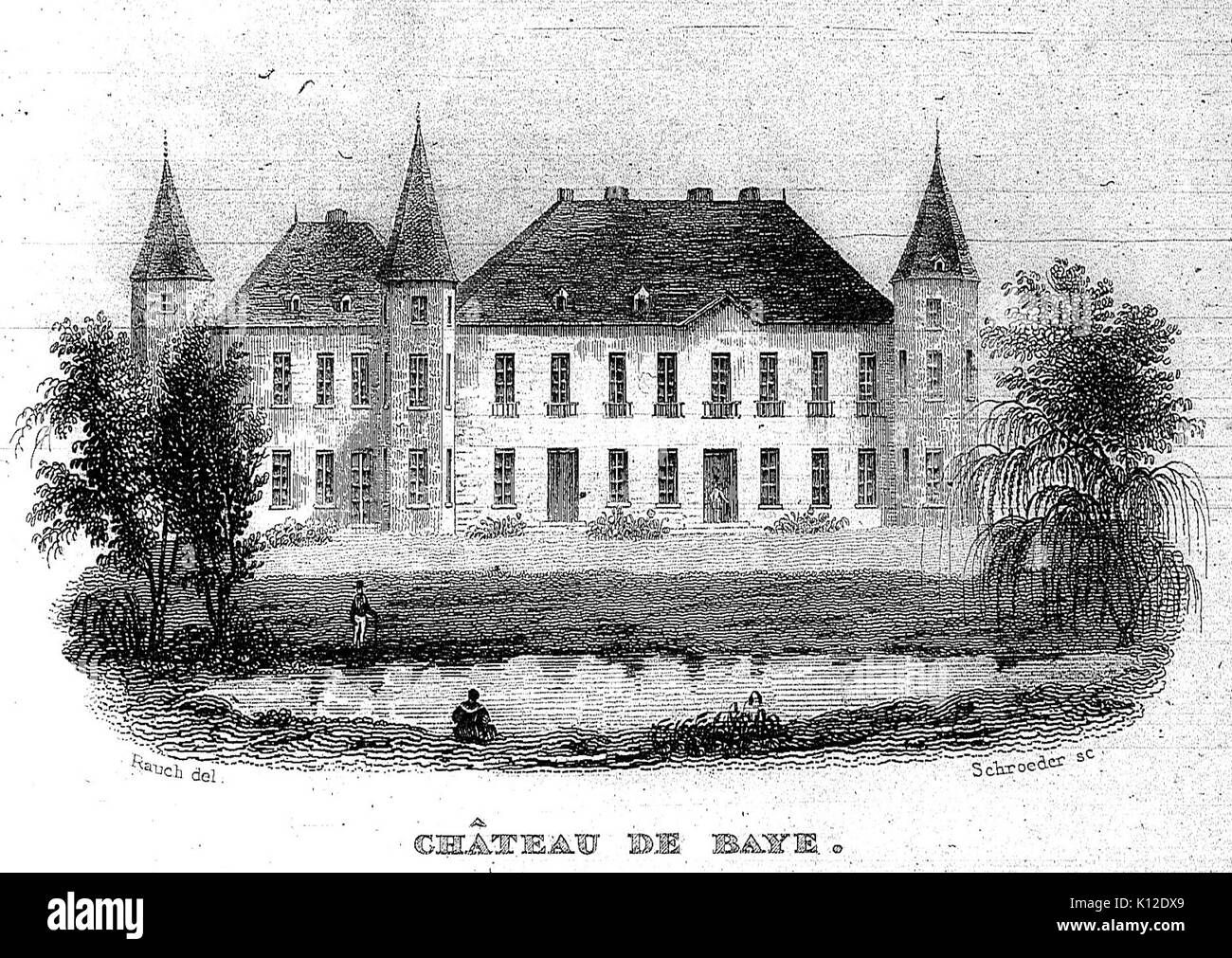 Baye chateau bmr 71 019 Stock Photo - Alamy