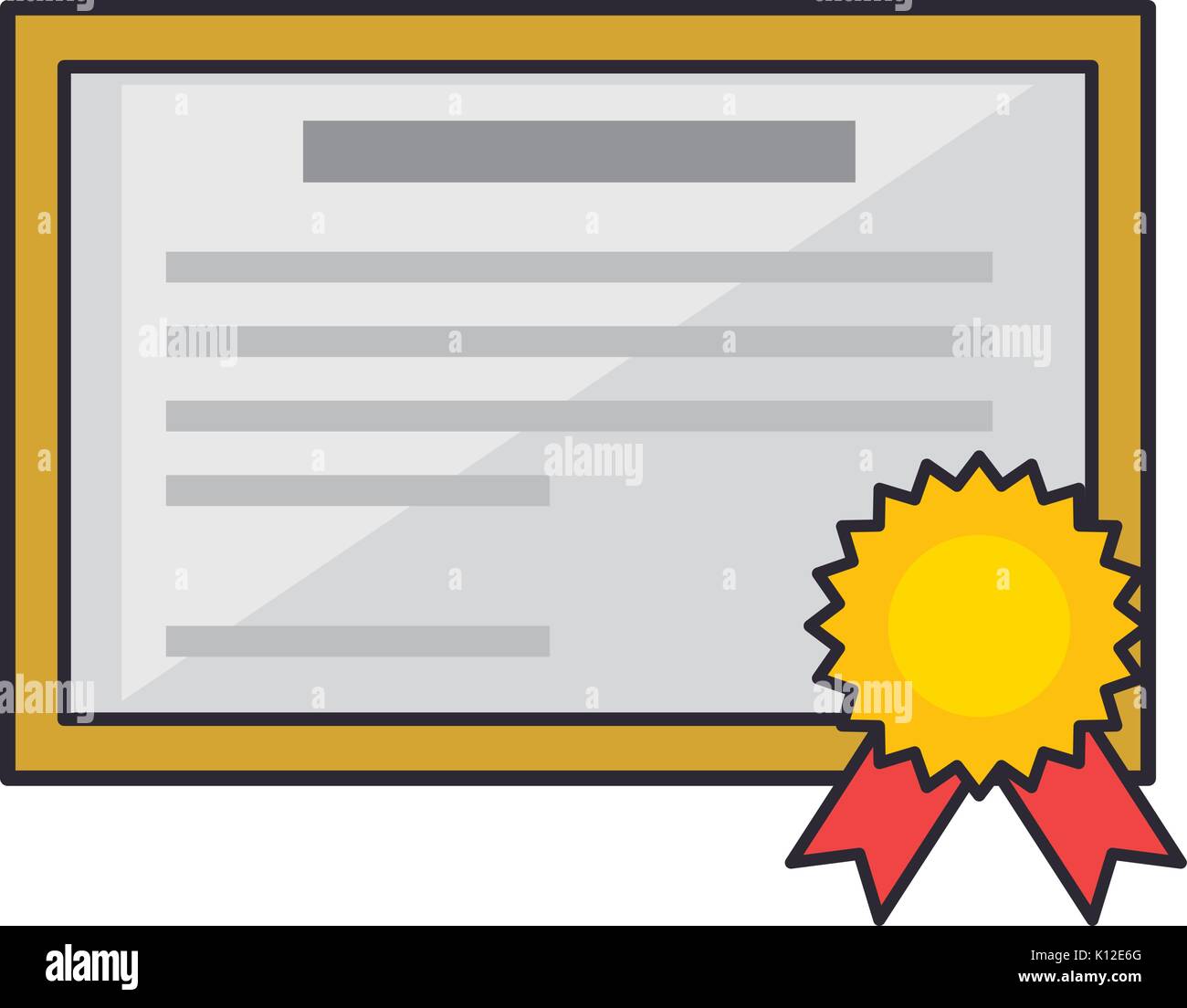 Diploma education certification icon vector illustration graphic design ...