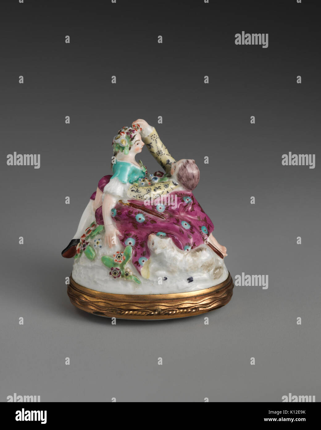 Amorous shepherds in a group MET DP 300 105 Stock Photo - Alamy