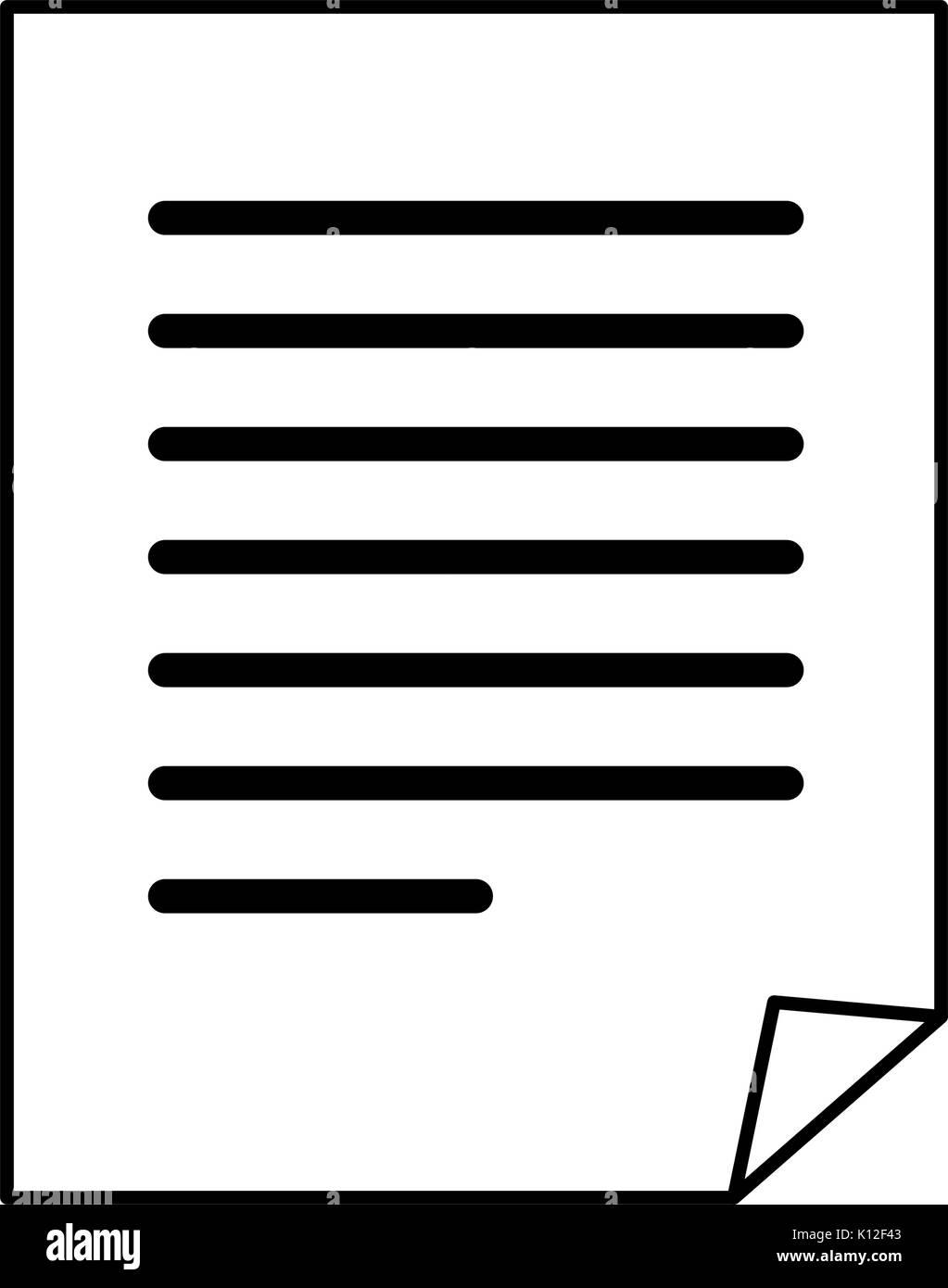 Paper sheet symbol icon vector illustration graphic design Stock Vector ...