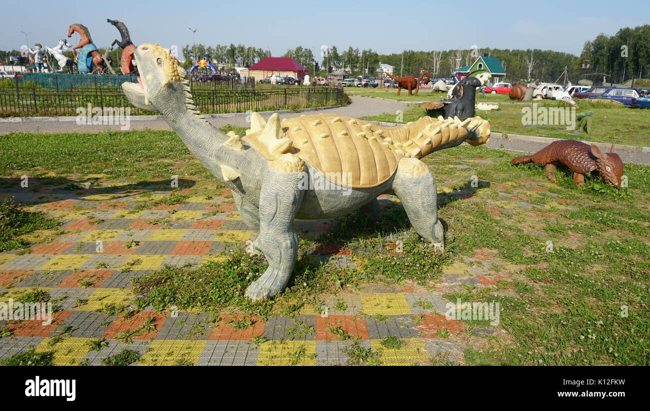 Park artificial dinosaur,high resolution video,4K Stock Photo - Alamy