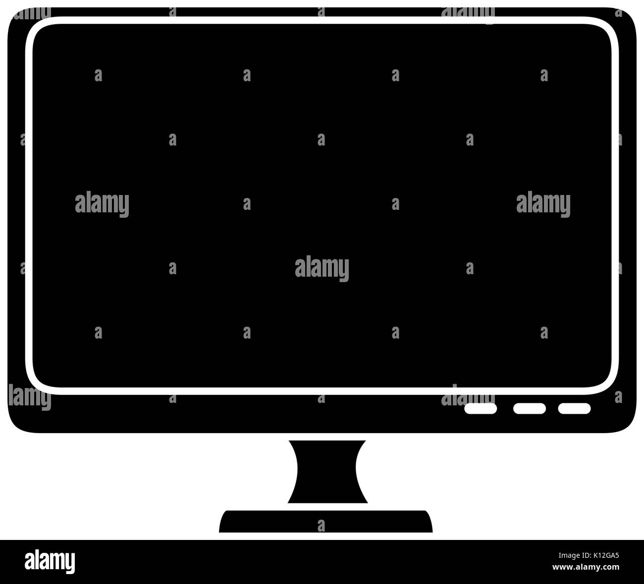 Computer screen technology icon vector illustration graphic design ...