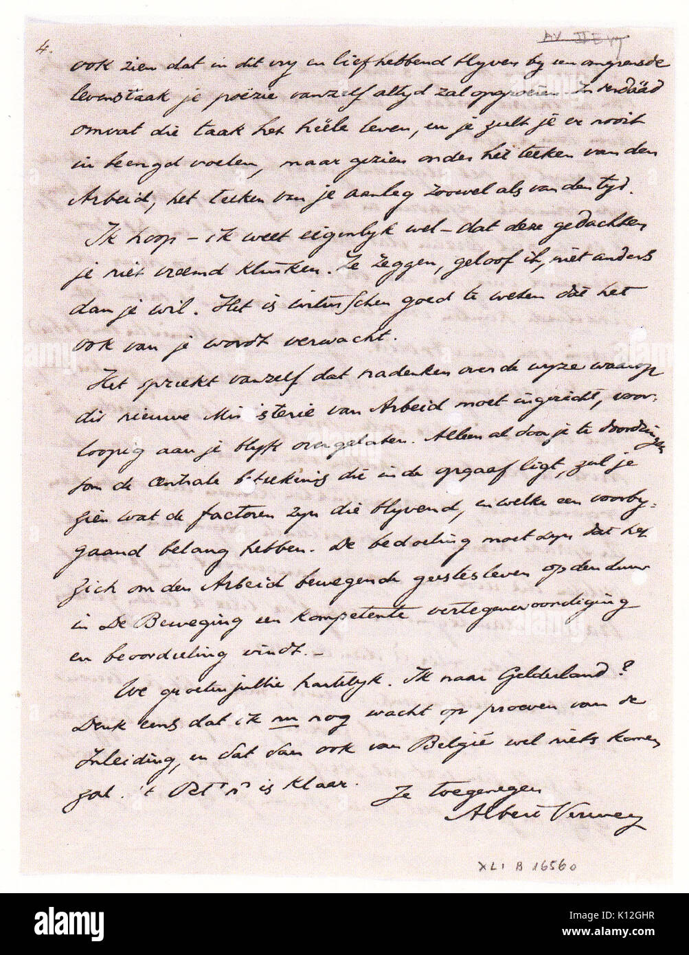 Historical personal letter Cut Out Stock Images & Pictures - Alamy