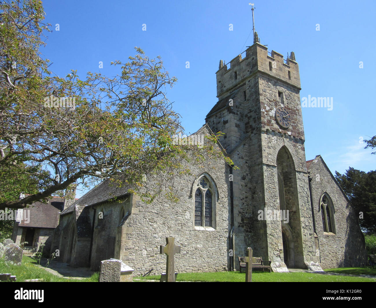 All Saints Church, Church Place, Freshwater (May 2016) (3 Stock Photo ...