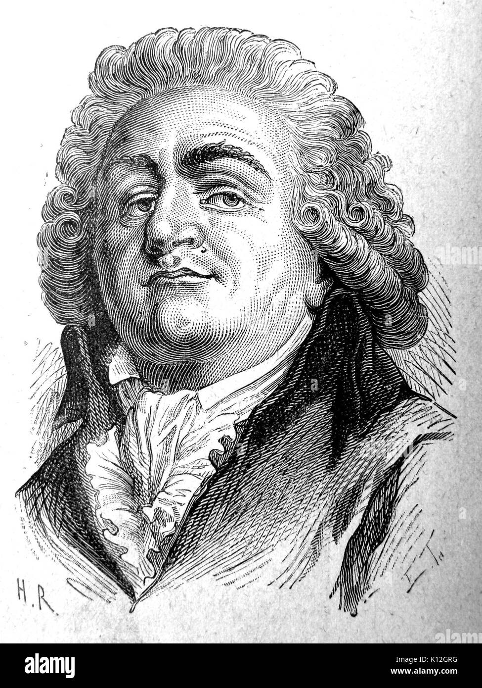 Honore gabriel de riquetti de mirabeau comte de mirabeau Black and ...