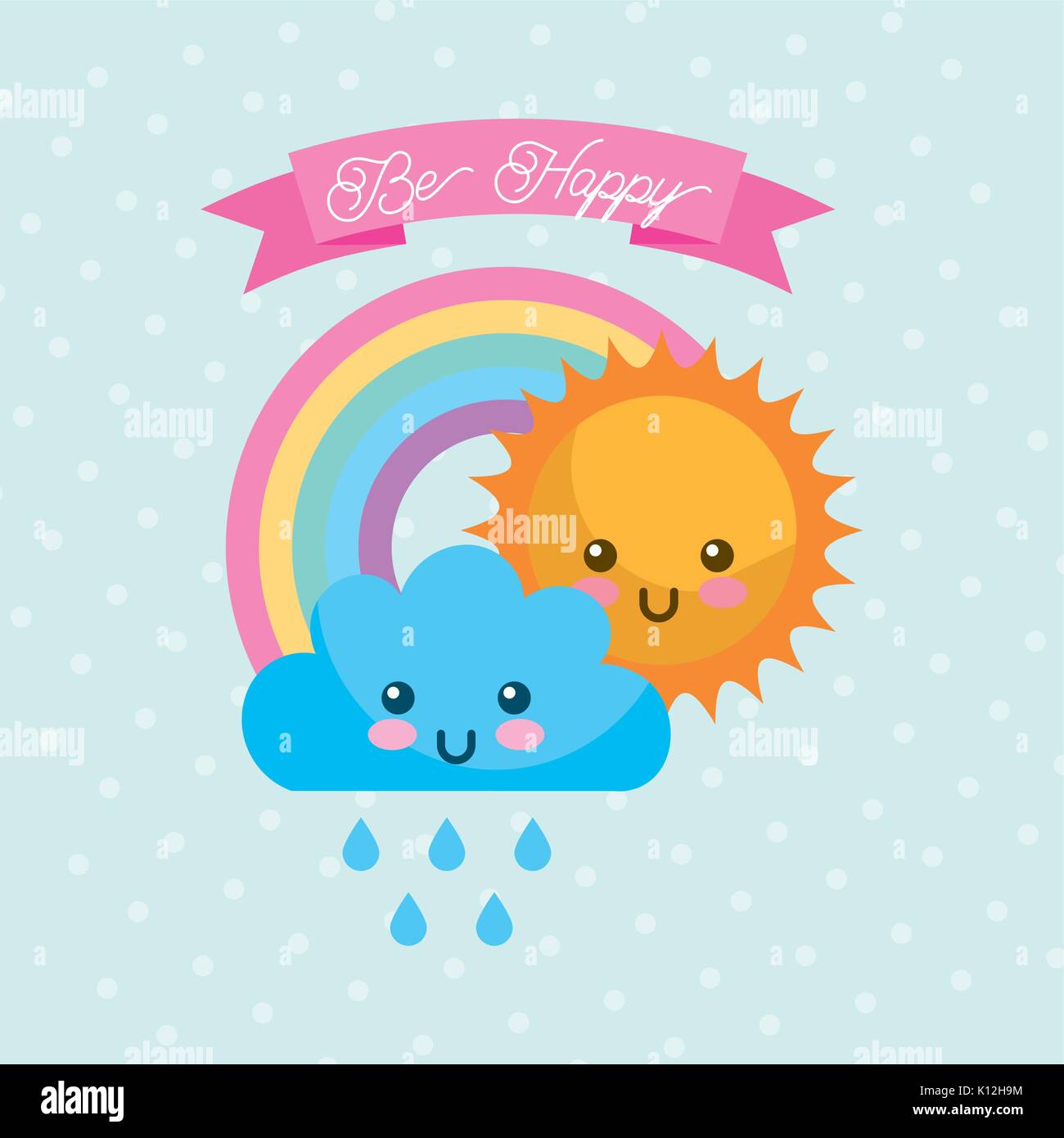 be happy cartoon Stock Vector Image & Art - Alamy