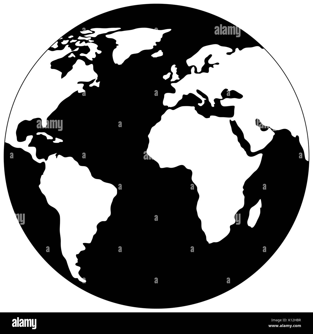 earth planet icon over white background vector illustration Stock ...