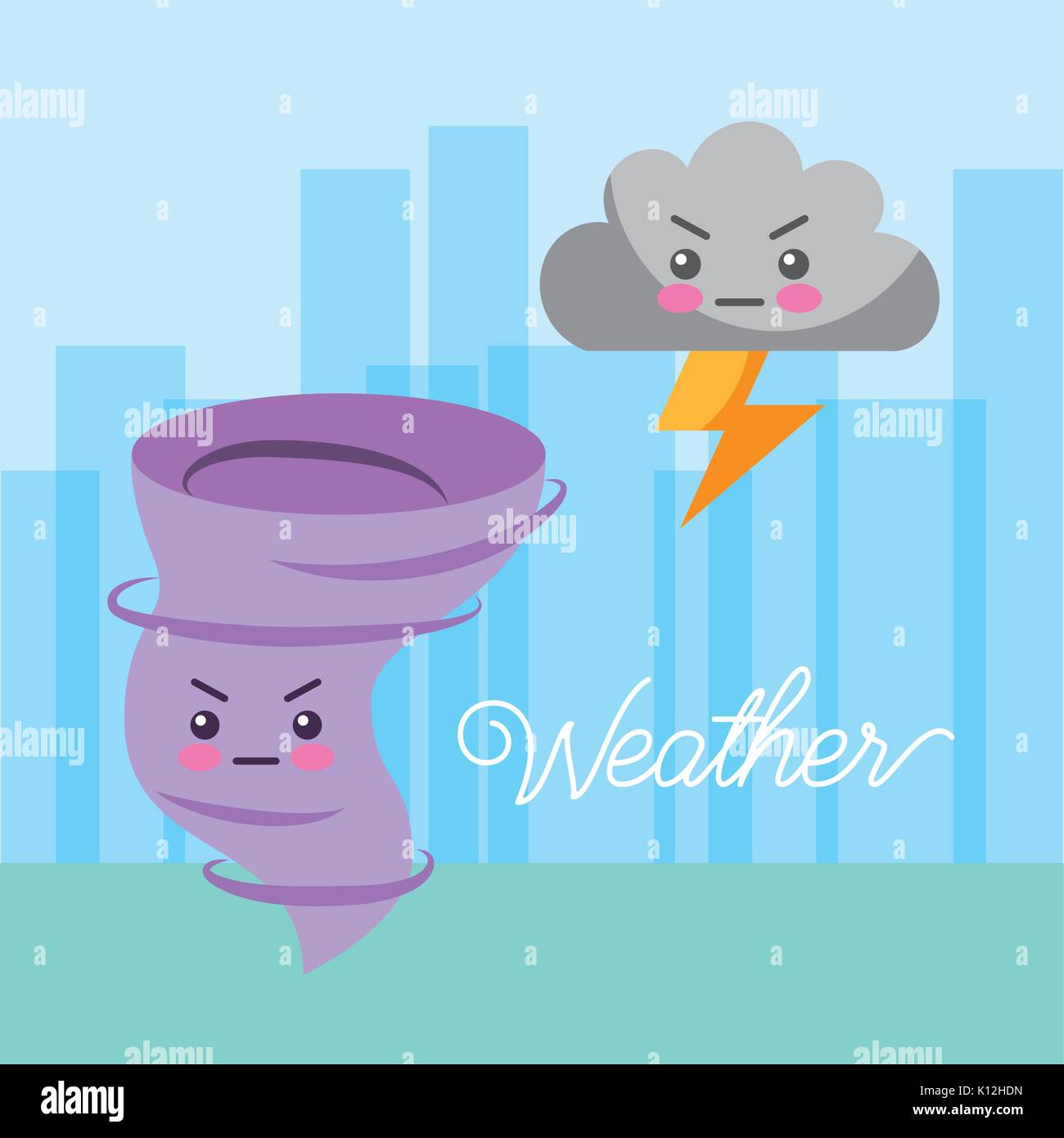 weather snowy cartoon Stock Vector Image & Art - Alamy