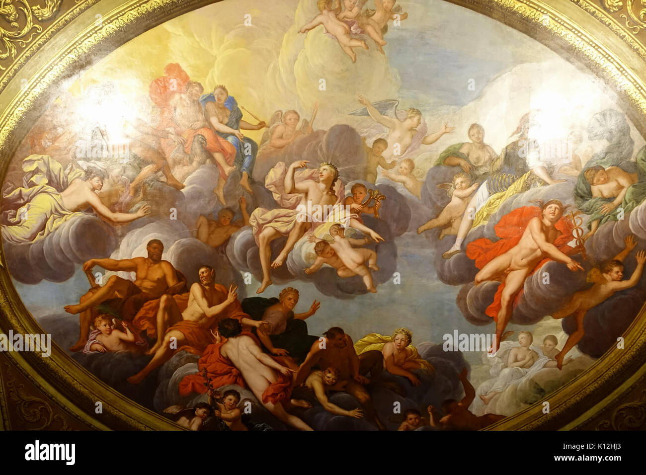 An Assembly of the Gods, by Louis Laguerre, c. 1688 1693 State Drawing ...