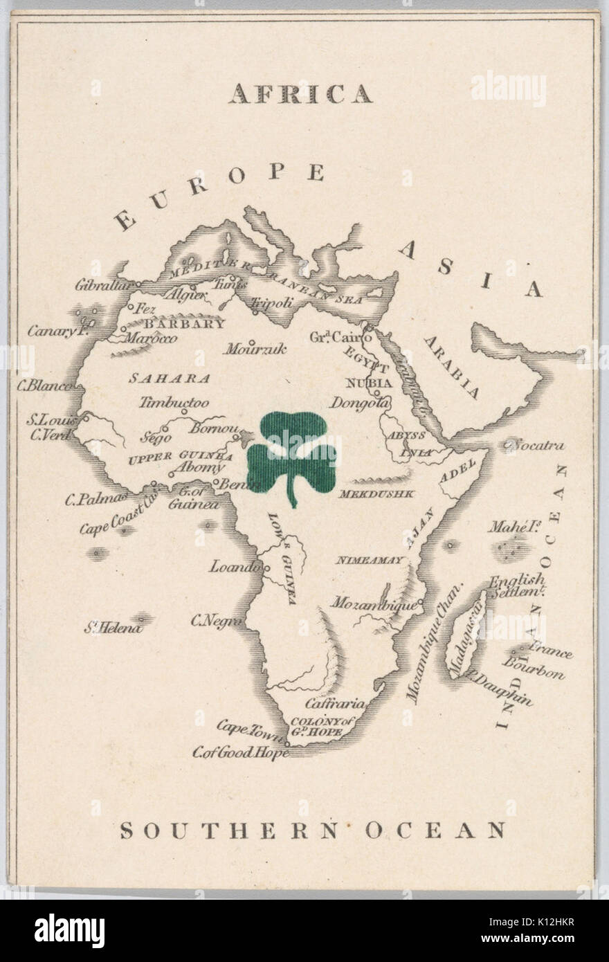 Early african maps hi-res stock photography and images - Alamy