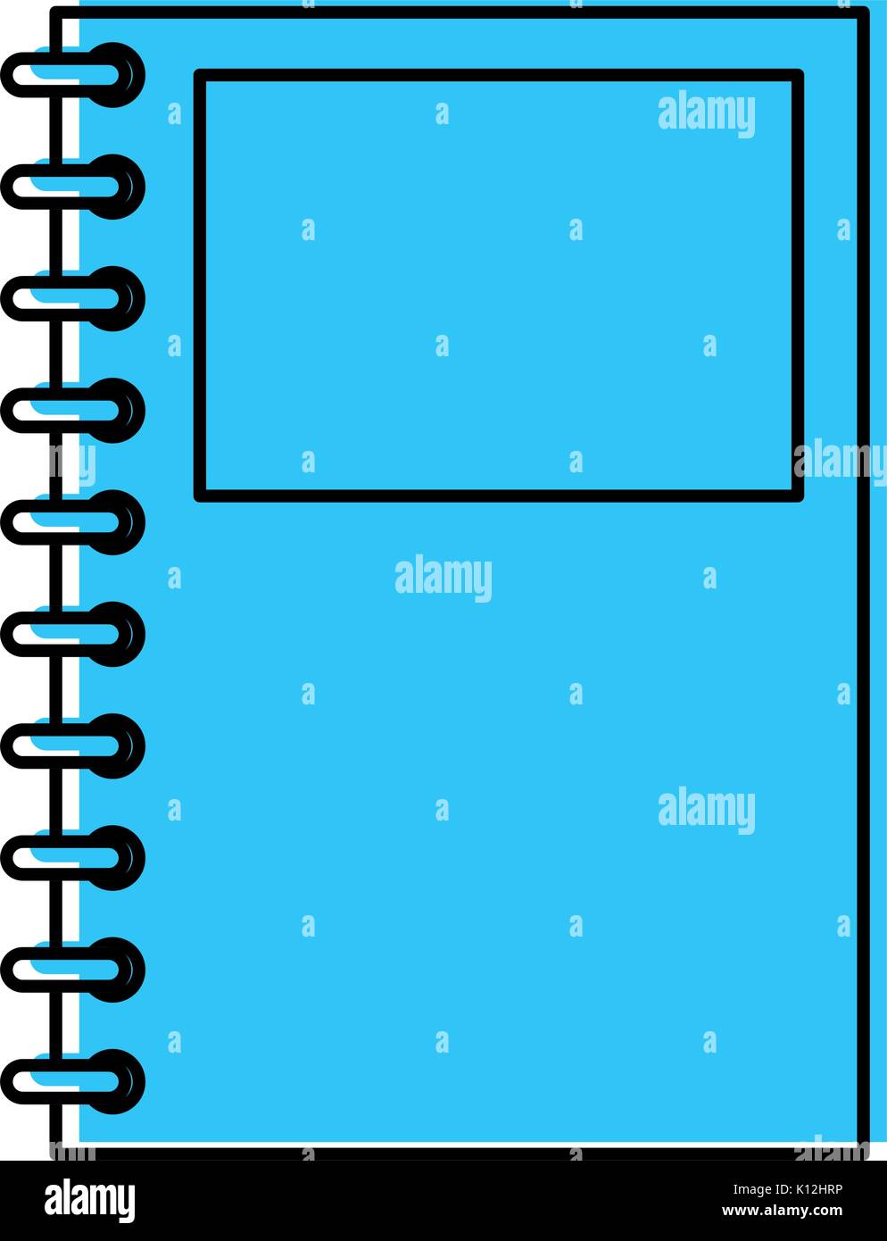 notebook icon over white background vector illustration Stock Vector ...