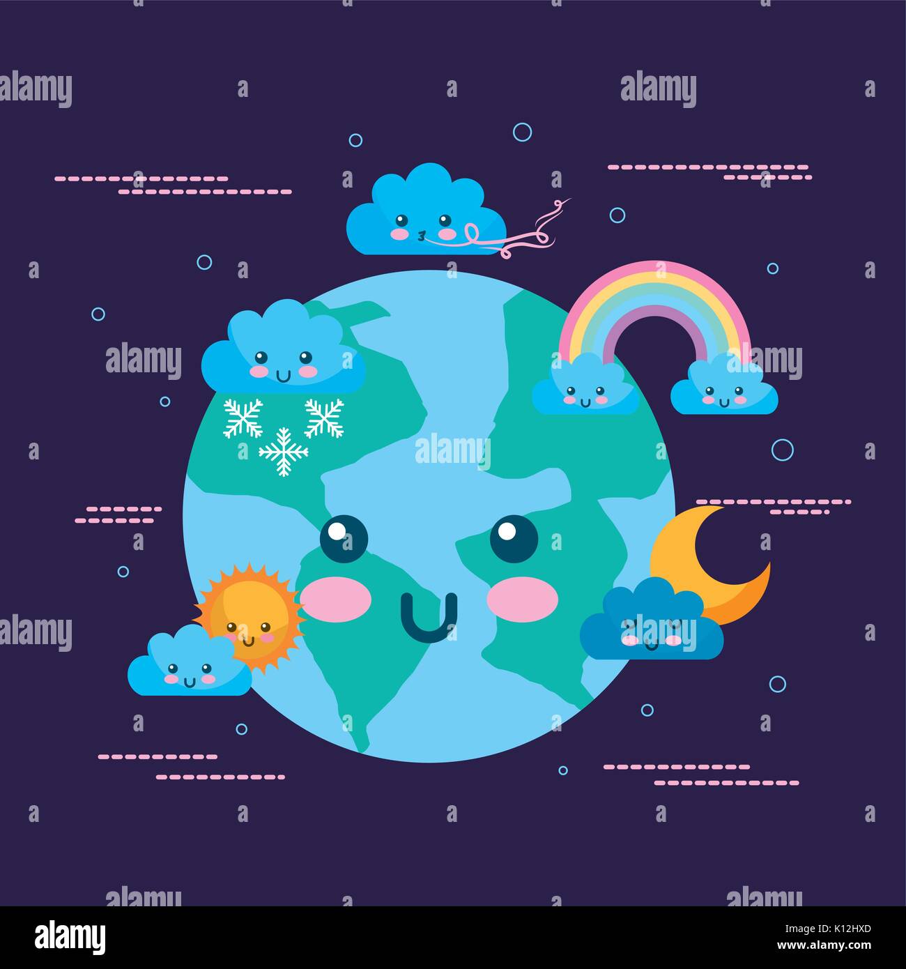 Climate objects cartoon Stock Vector Image & Art - Alamy